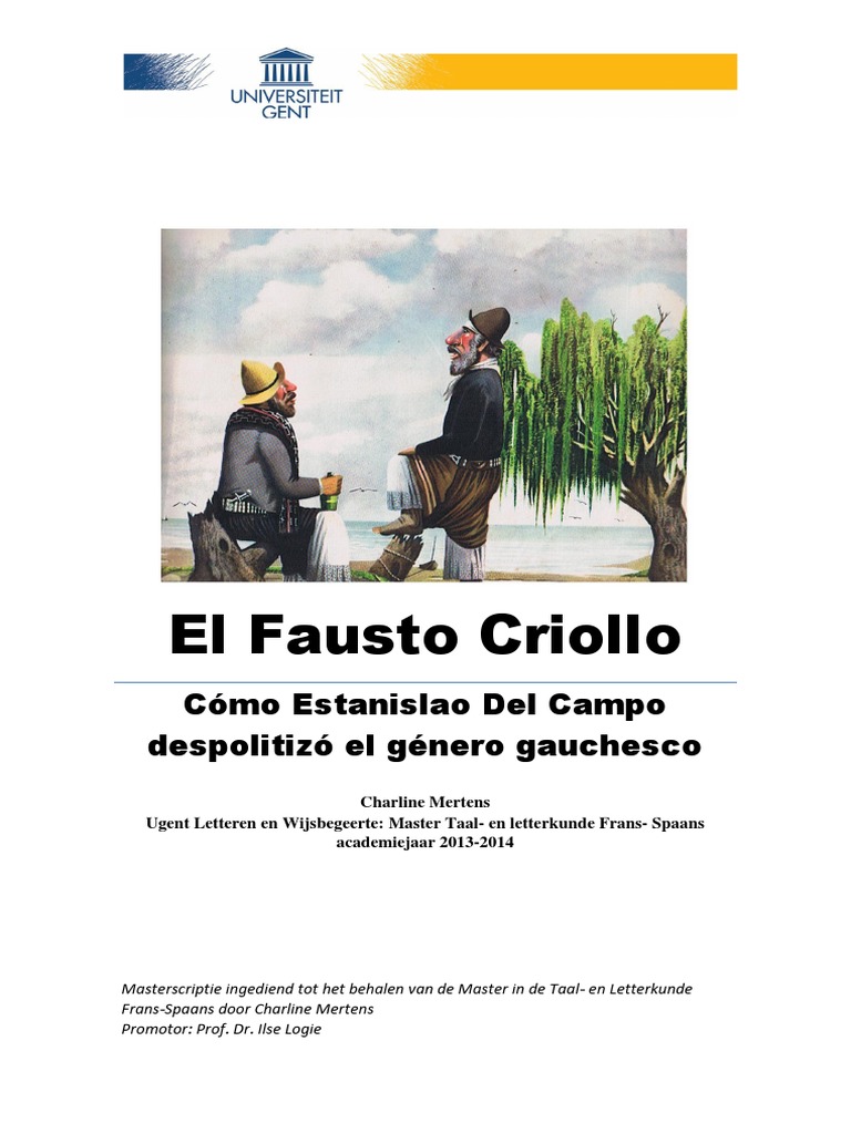 El Fausto Criollo | PDF | Argentina | Agitación