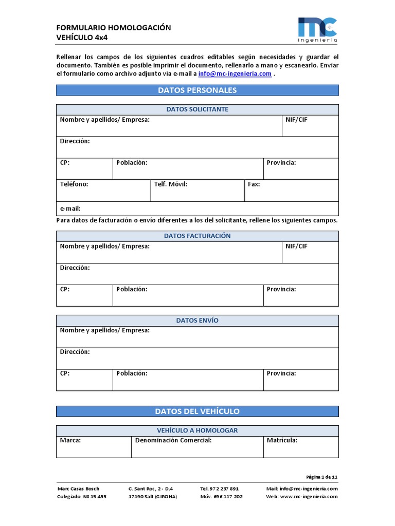 Formulario 4x4 Completo | PDF | Tracción en las cuatro ruedas | Eje