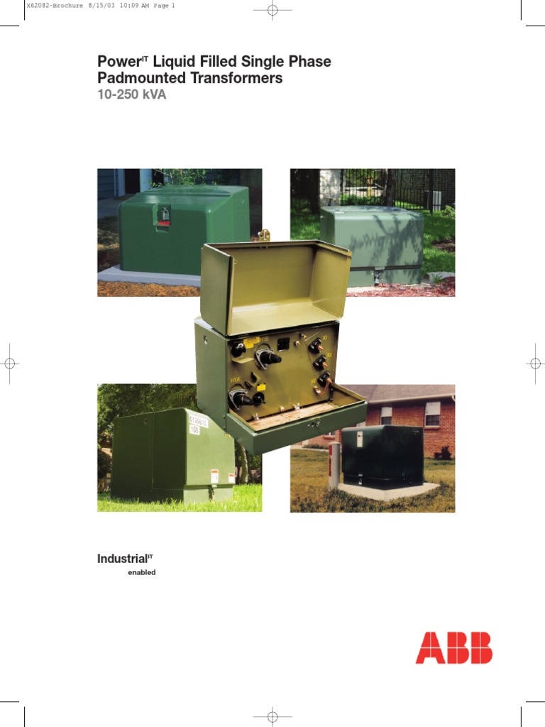 Power Liquid Filled Single Phase Padmounted Transformers: Industrial ...