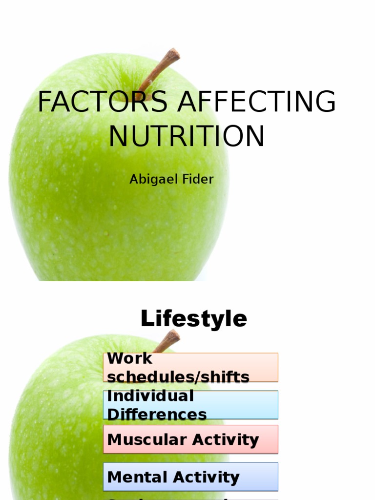 Factors Affecting Nutrition | PDF