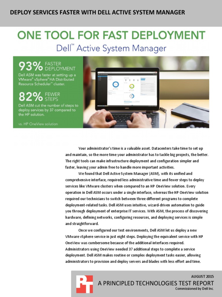 Deploy Services Faster With Dell Active System Manager | PDF ...
