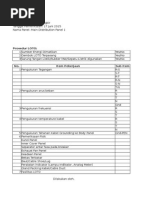 Form Ceklist Perawatan AC | PDF