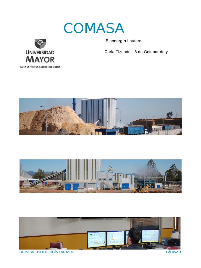 COMASA | PDF | Bioenergía | Recursos energéticos