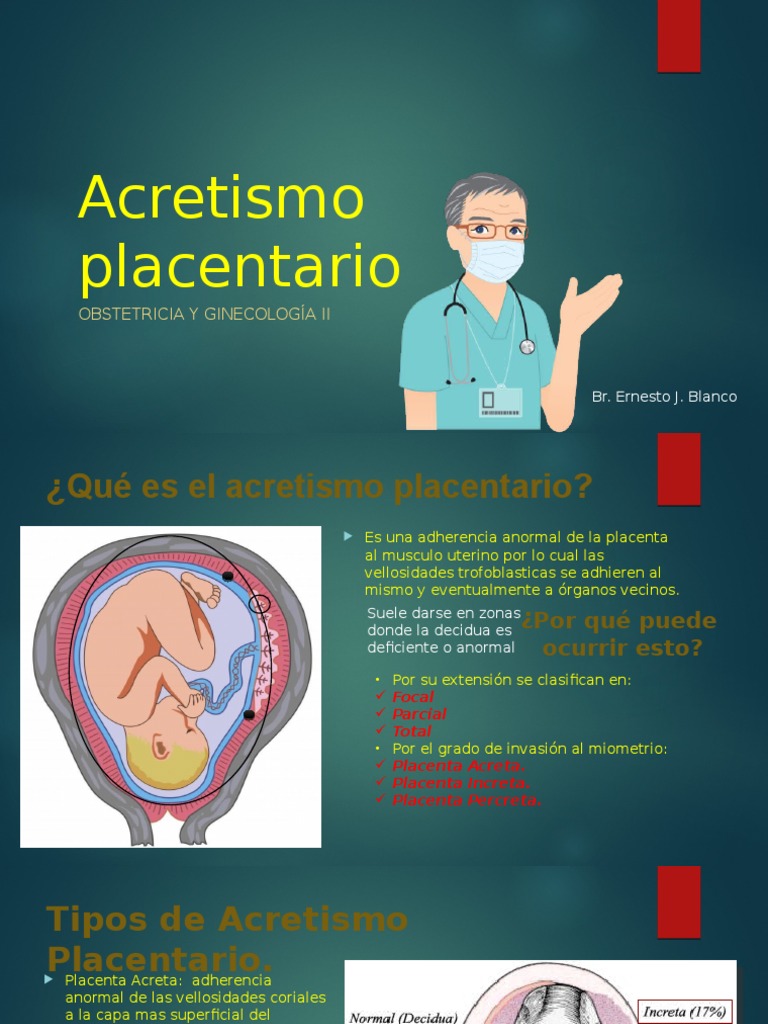 Acretismo | Descargar gratis PDF | Placenta | La salud de la mujer