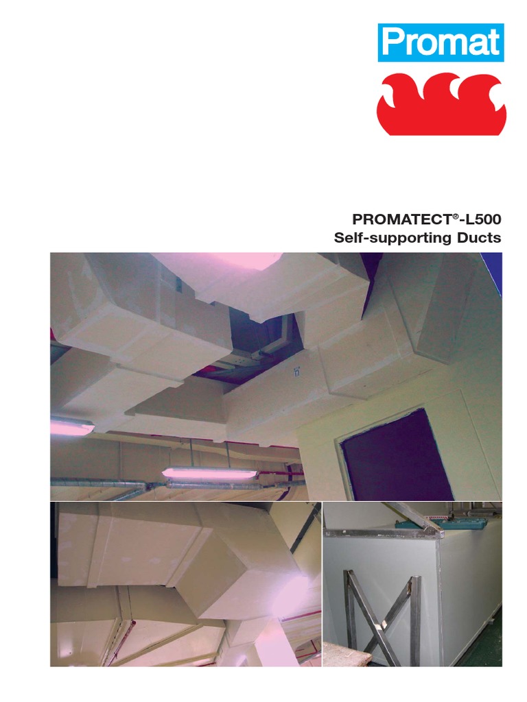 Promat Self Supporting Ducts | PDF | Duct (Flow) | Screw