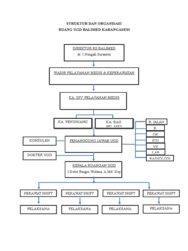 Struktur UGD RS Balimed Karangasem | PDF