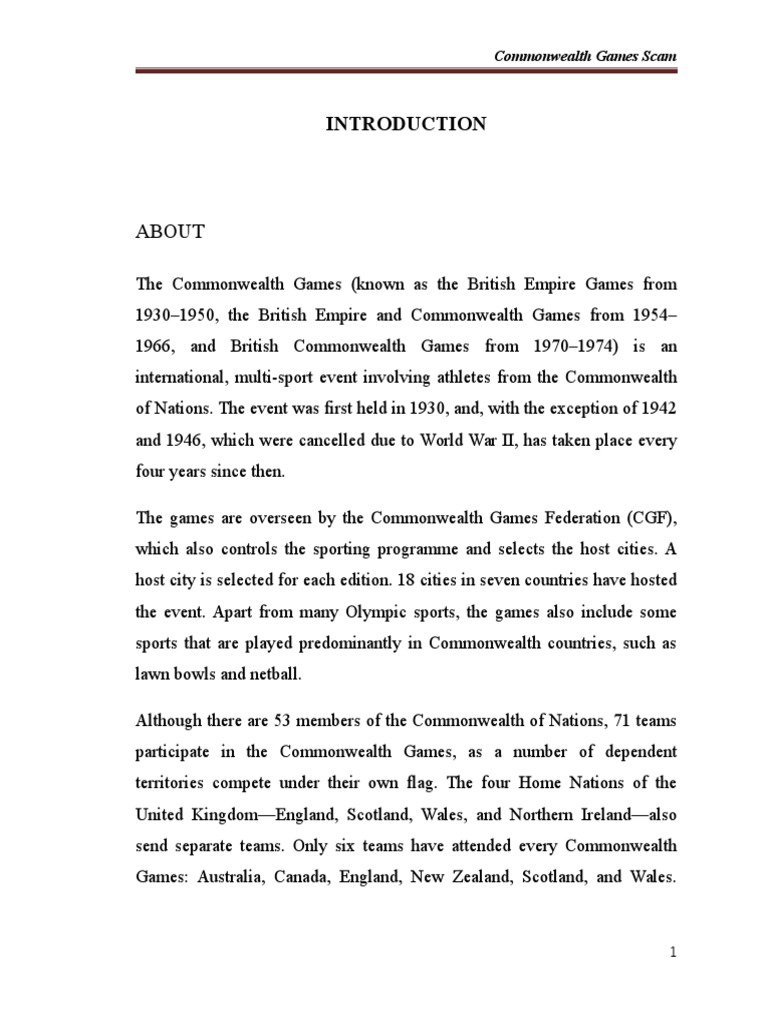 CWG Scam 2010 | PDF | Sports | Leisure