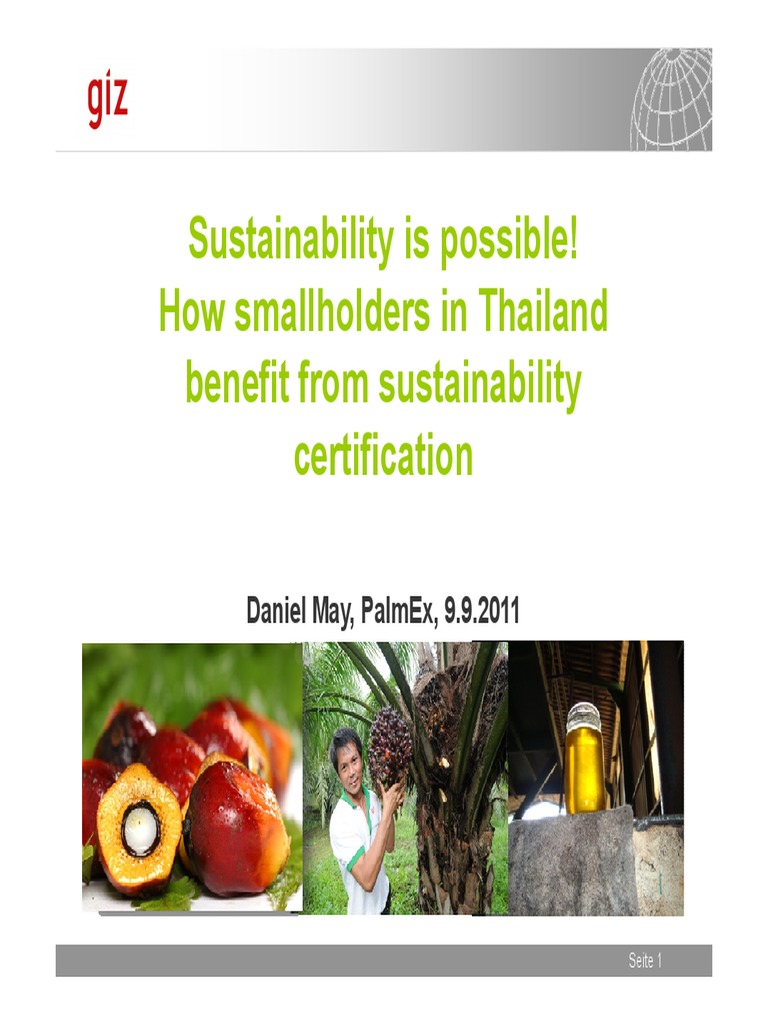 Mr. Daniel May - Giz | PDF | Agriculture | Sustainability