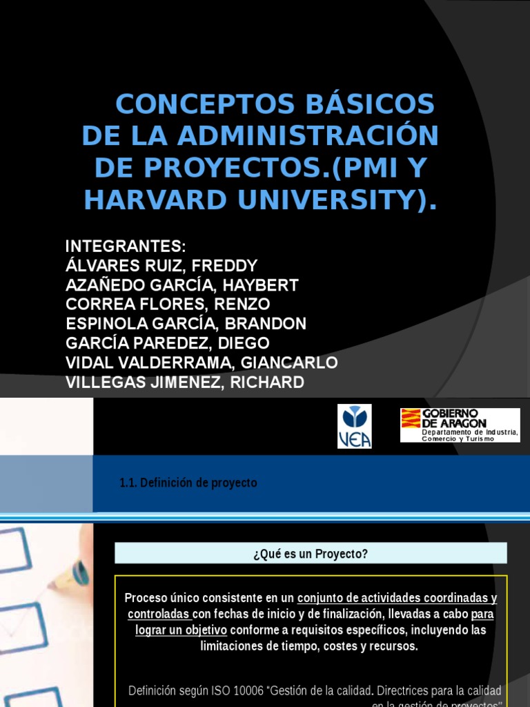 Administracion de Proyectos (Pmi, Harvard) | PDF | Gestión de proyectos ...
