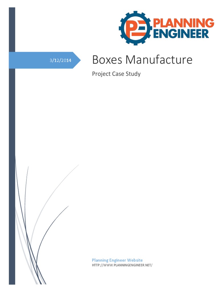 Project Case Study | PDF | Production And Manufacturing | Business