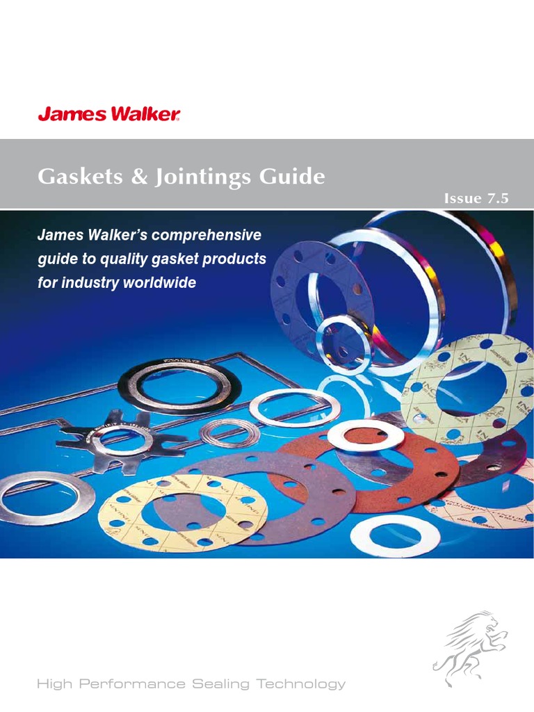 Gasket Catalog - James Walker | PDF | Chlorine | Chemical Substances