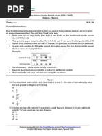 ECAT Test Sample Test Papers - New | PDF | Oscillation | Macromolecules
