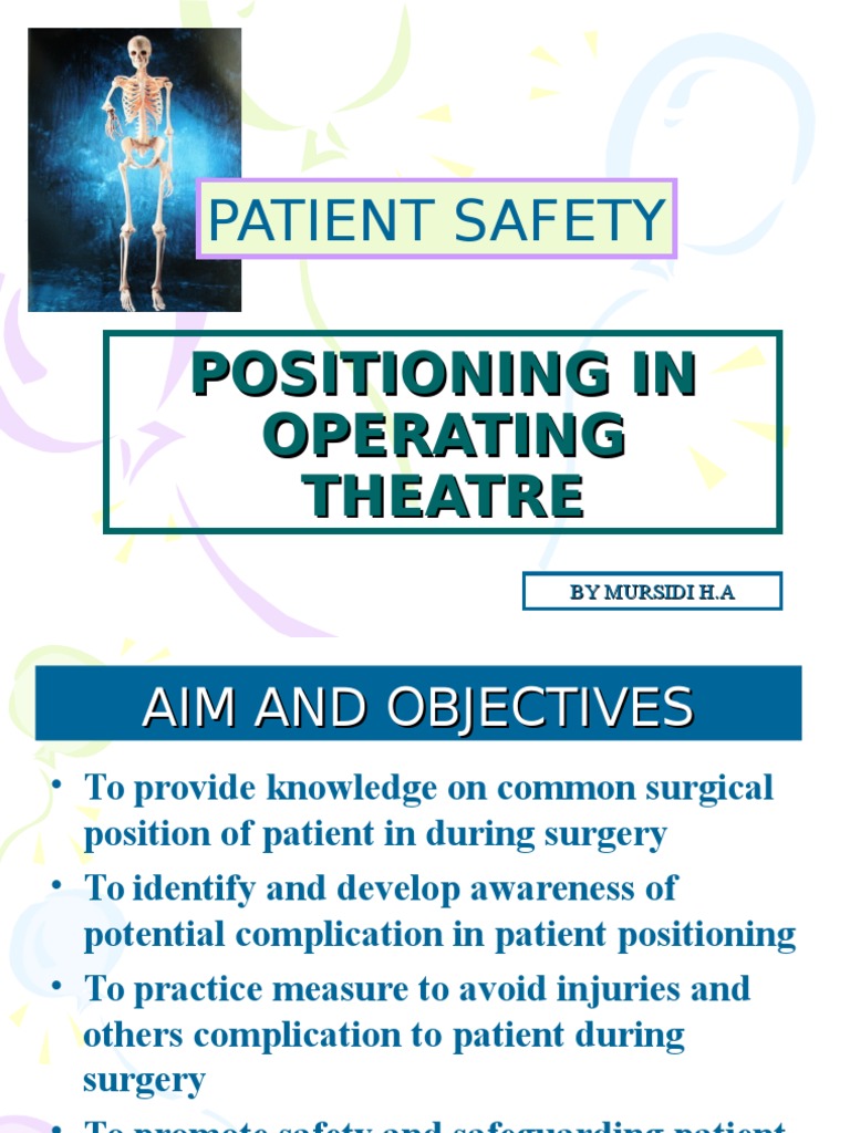 Patient Positioning in Operating Theatre | Anatomical Terms Of Motion ...
