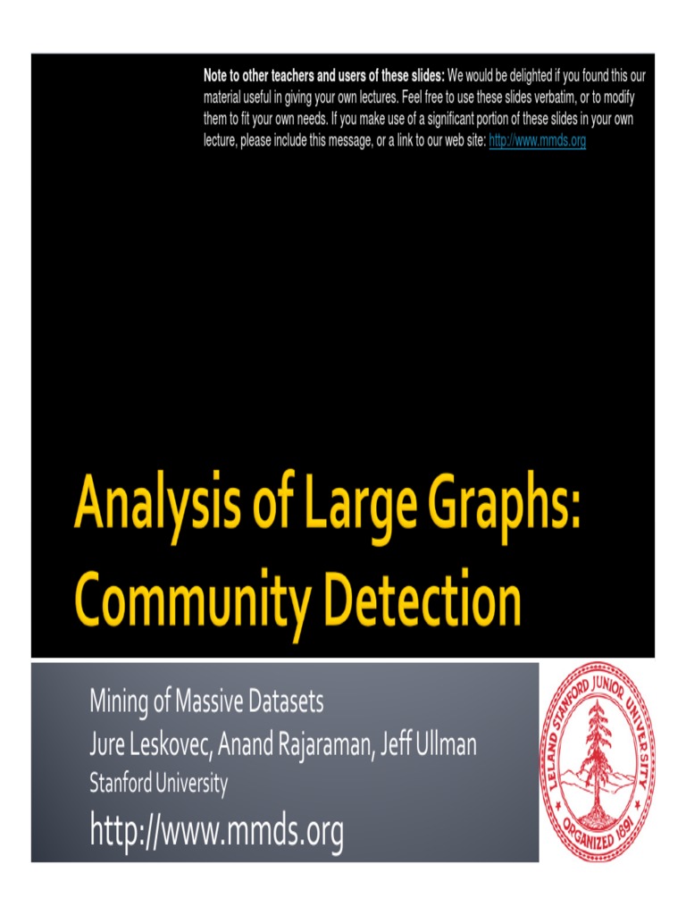 Community Detection in Social Networks | PDF | Eigenvalues And Eigenvectors | Mathematical Relations