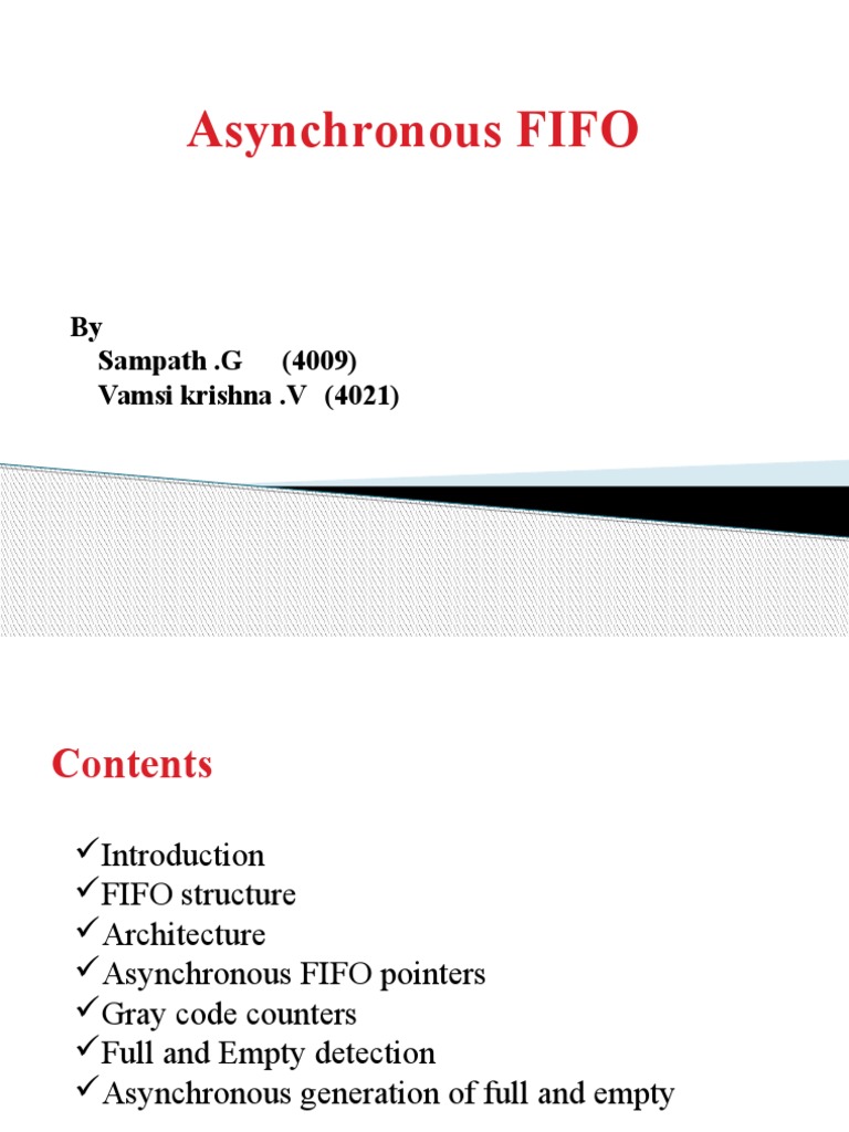Async Fifo Project | PDF