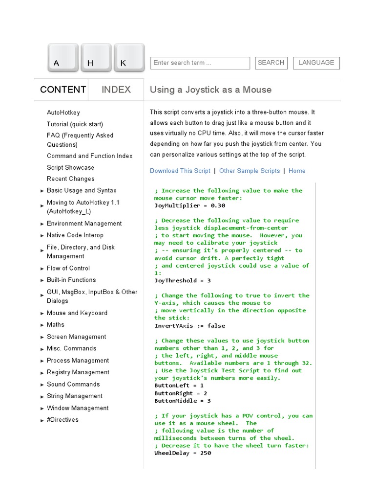 Using A Joystick As A Mouse | PDF | Computer Programming | Computer ...