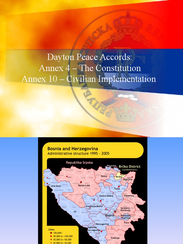 Dayton Accords and OHR | PDF | Bosnia And Herzegovina | Government