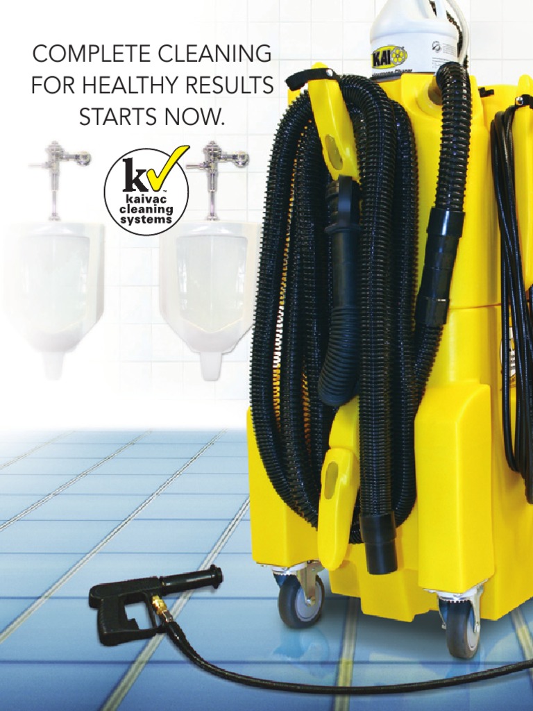 Kaivac Brochure | PDF | Housekeeping | Vacuum Cleaner