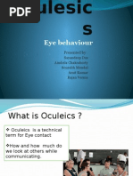 Oculesics | PDF | Nonverbal Communication | Psychological Concepts
