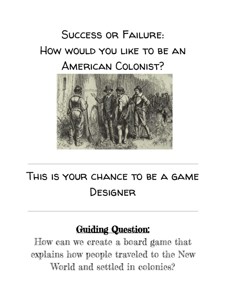 Create a Board Game on Colonization | PDF | Cognition | Leisure