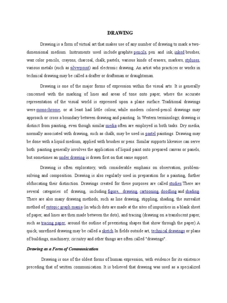 Drawing | PDF | Drawing | Art Media