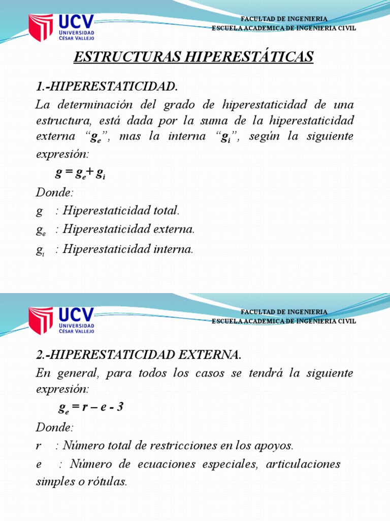 4.-Estructuras Hiperestáticas - Ecuación de Tres Momentos | PDF | Ecuaciones | Mecánica