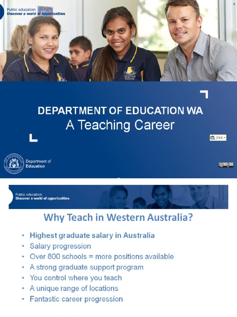 Teaching Careers in WA Education | PDF