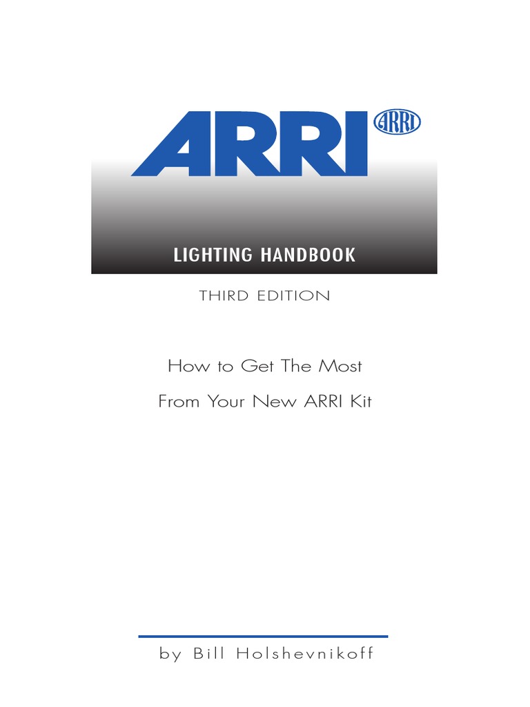 Arri Lighting Handbook - English Version | PDF