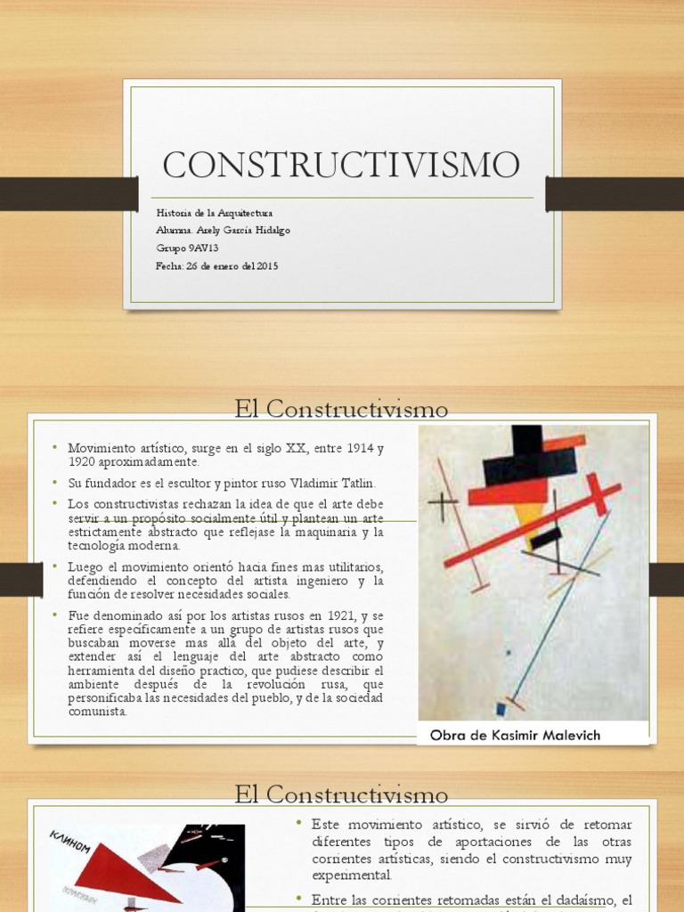 Constructivismo | PDF | Medios de arte | Estética