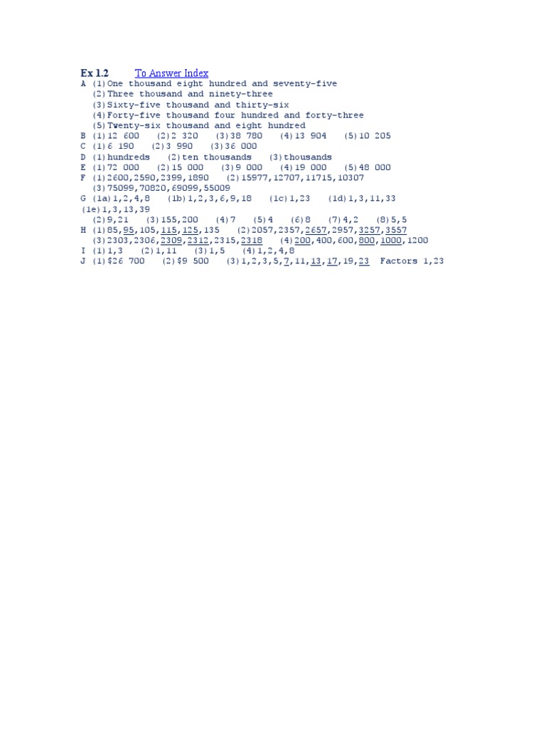 Answer 1.2 | PDF