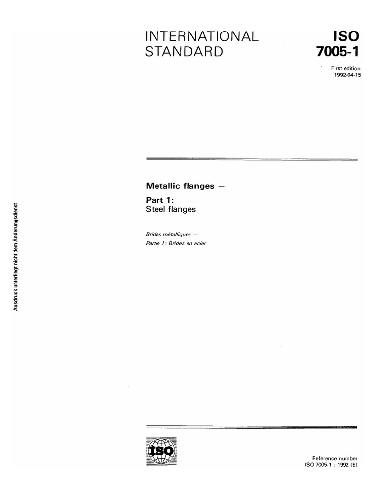 Iso 7005-1 | PDF
