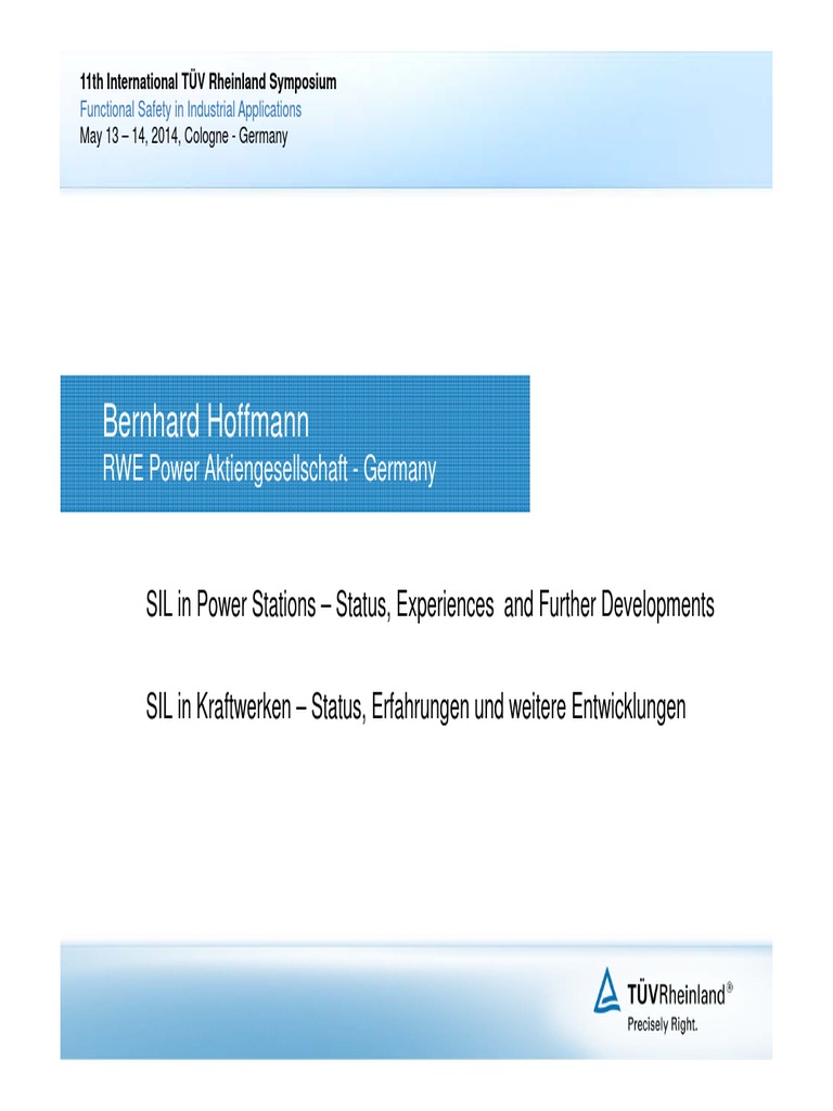 SIL in Power Stations | PDF | Safety | Energy Technology
