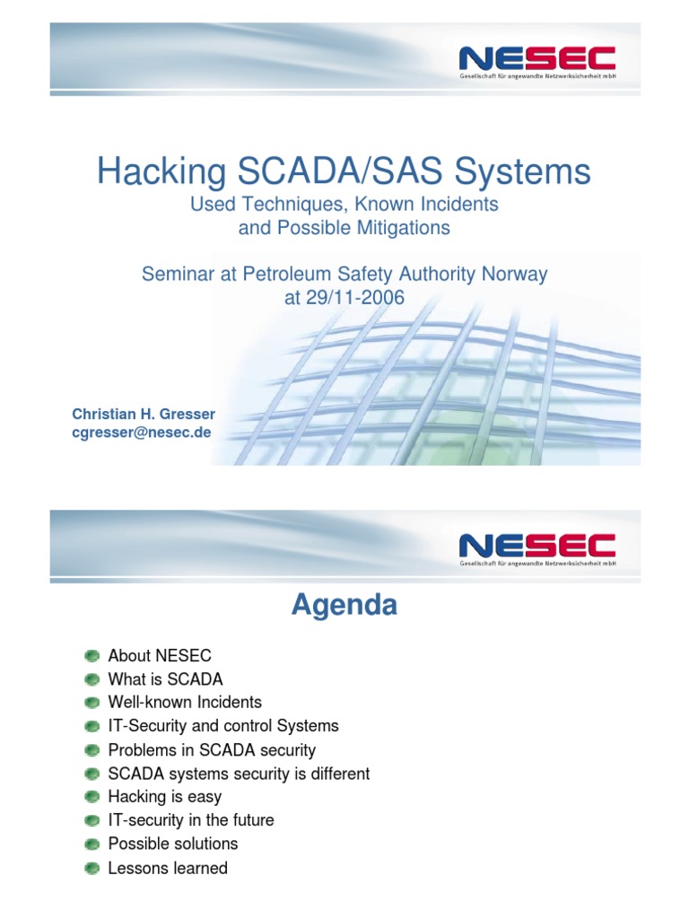 Hacking Scada Pdf Scada Computer Security 