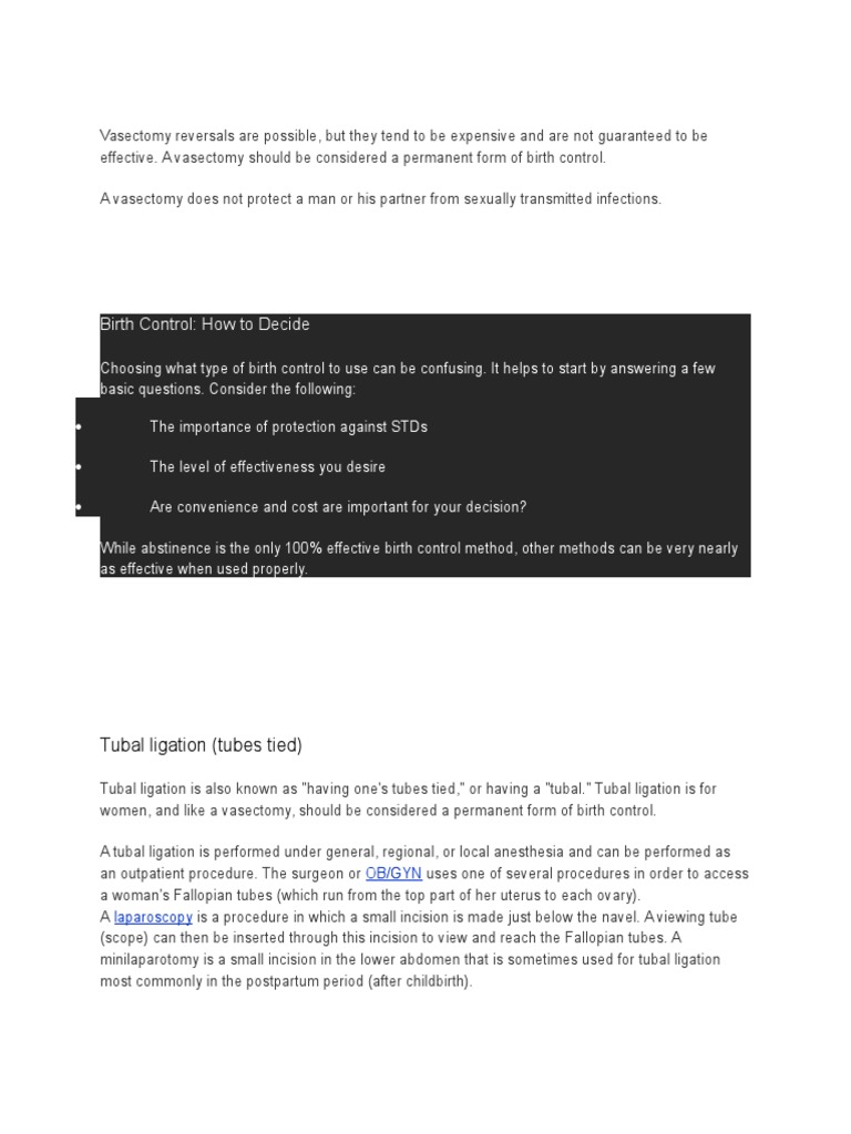 A Comprehensive Guide to Birth Control Options: Effectiveness, Pros ...