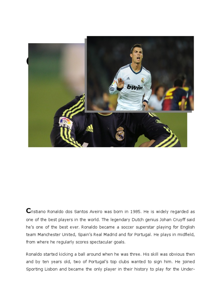 Cristiano Ronaldo: A Soccer Legend | PDF | Sports & Recreation