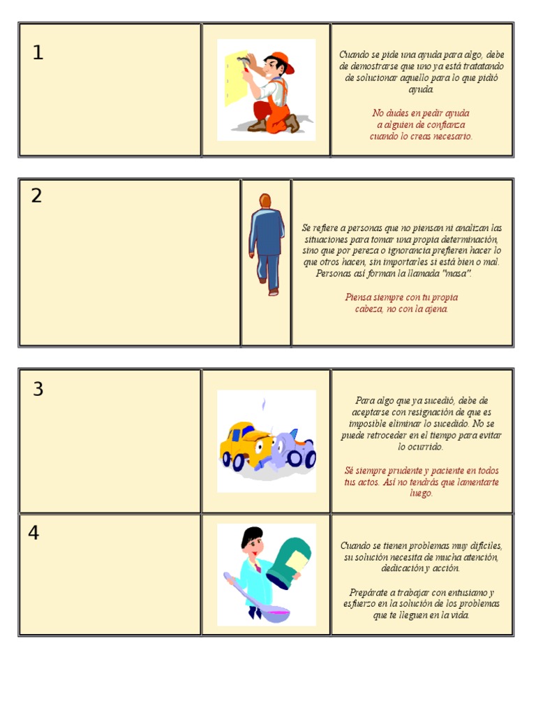 25 Refranes | PDF | Proverbio