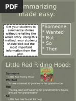 SWBST Story Summary Framework Guide | PDF | Reading Comprehension ...