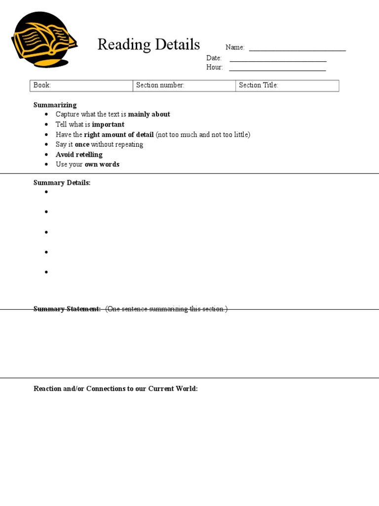 Reading Details | PDF