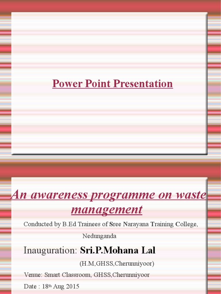 On Waste Management | PDF | Recycling | Waste Management