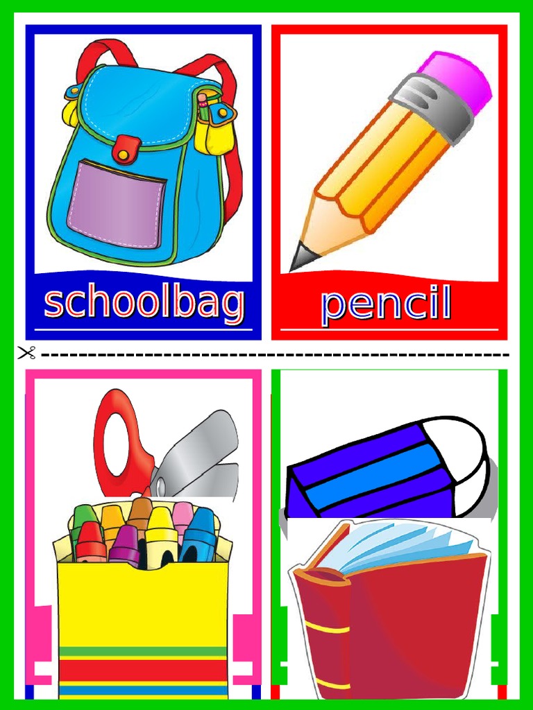 Clipart Classroom Objects