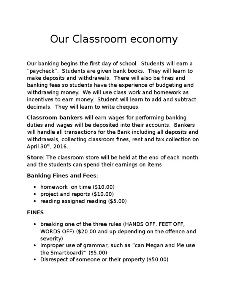 Classroom Banking and Tax Simulation | PDF | Debits And Credits | Cheque