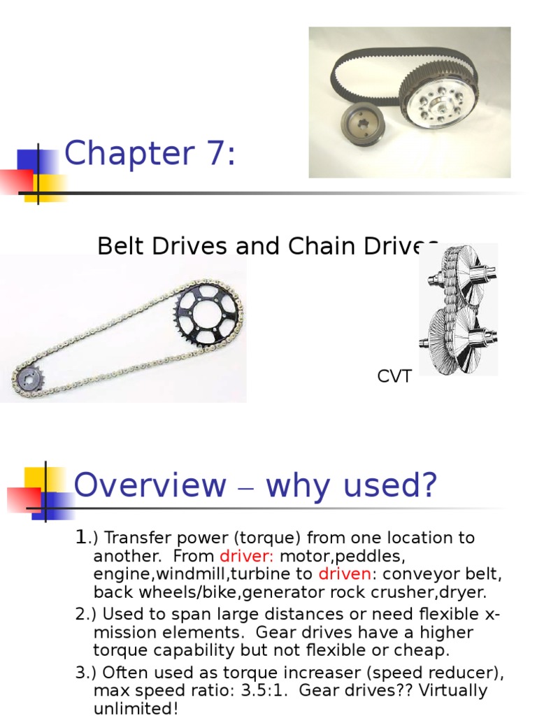Chapter 7 | PDF | Belt (Mechanical) | Machines