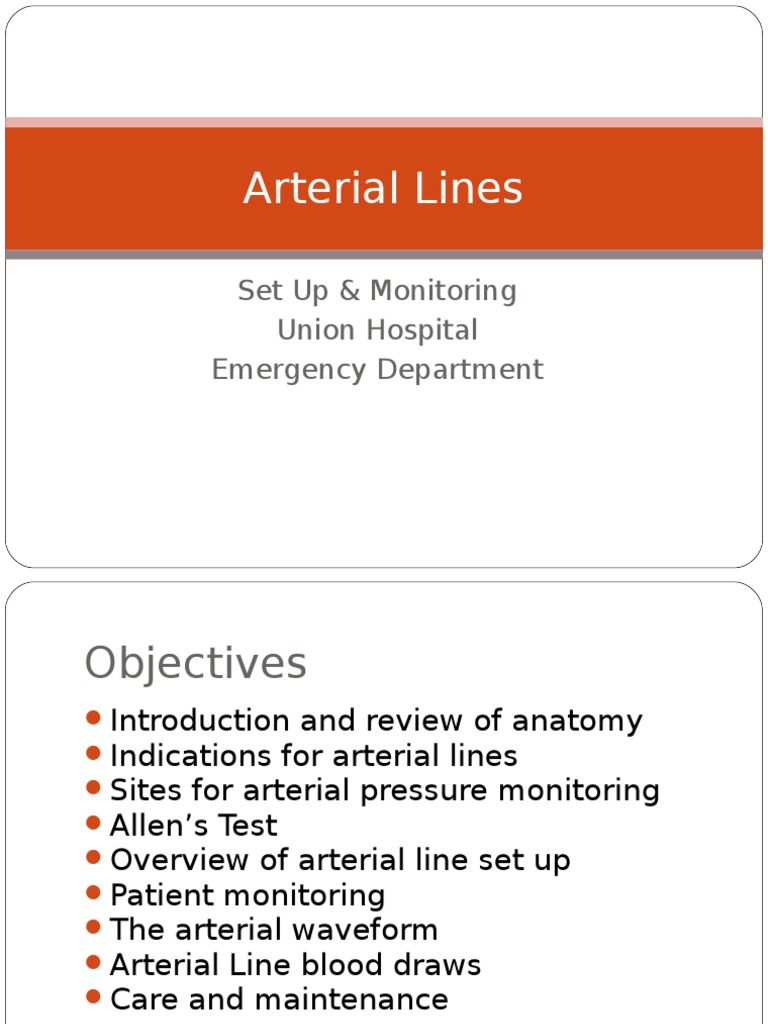 Arterial Lines | PDF | Diastole | Heart Valve