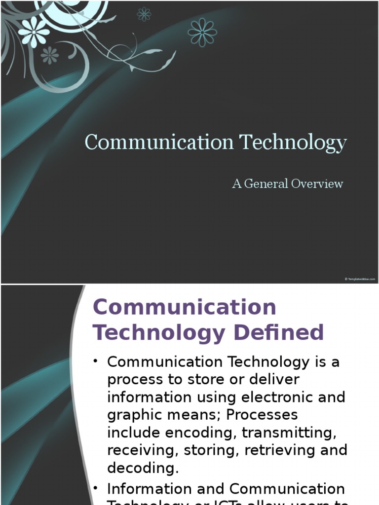 Overview of Communication Technology | PDF