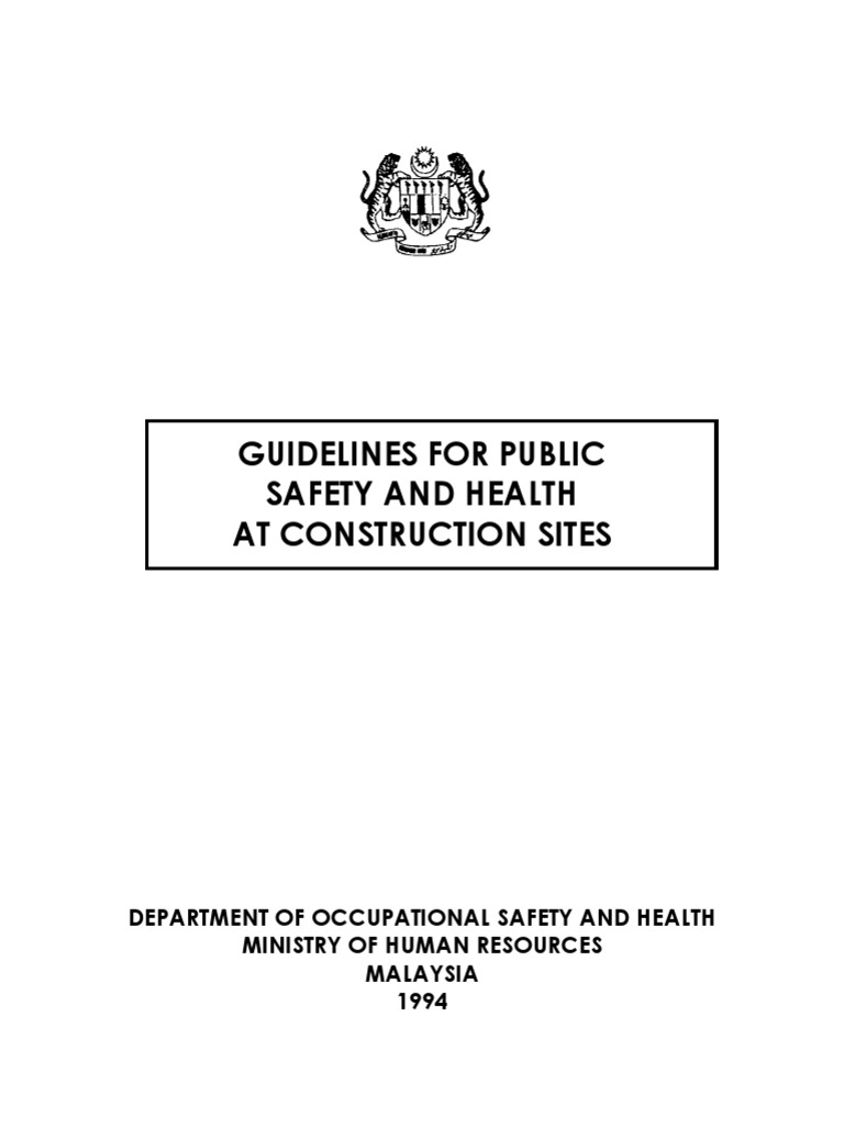 Construction Site Safety Guidelines | PDF | Safety | Working Conditions