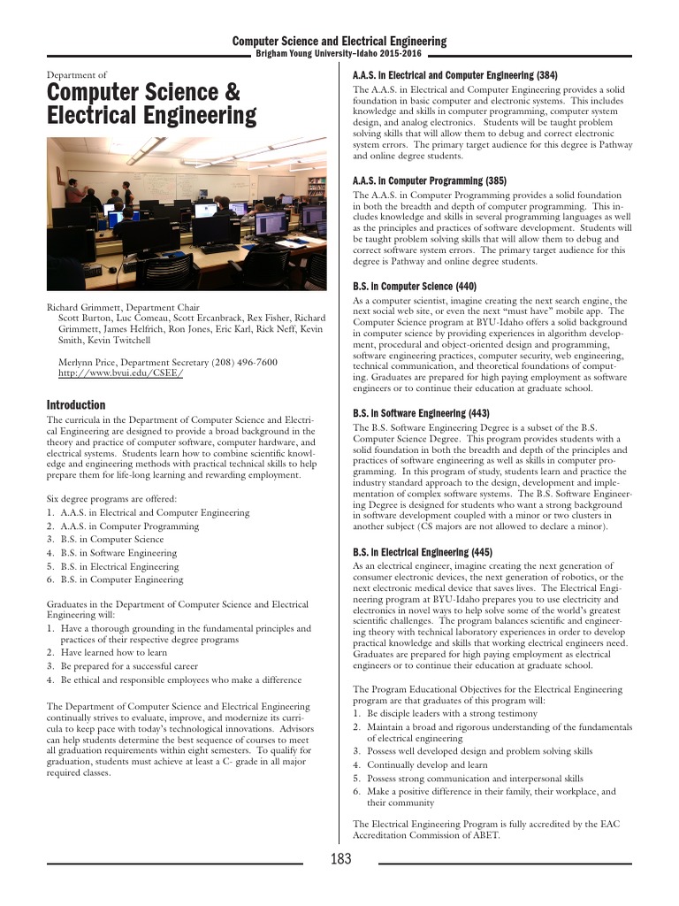 Computer Science and Engineering PDF | PDF | Web Application | Computer ...