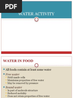 Lecture 1-Role of Water and Water Activity in Foods | PDF | Shelf Life ...