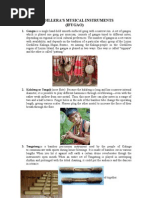 Session 1 Traditional Instruments of The Kalinga | PDF | Social Science