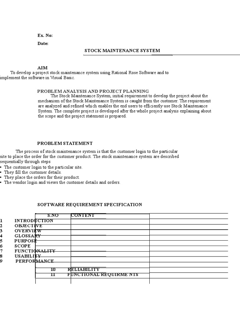 Stock Maintenance | PDF | Use Case | Unified Modeling Language