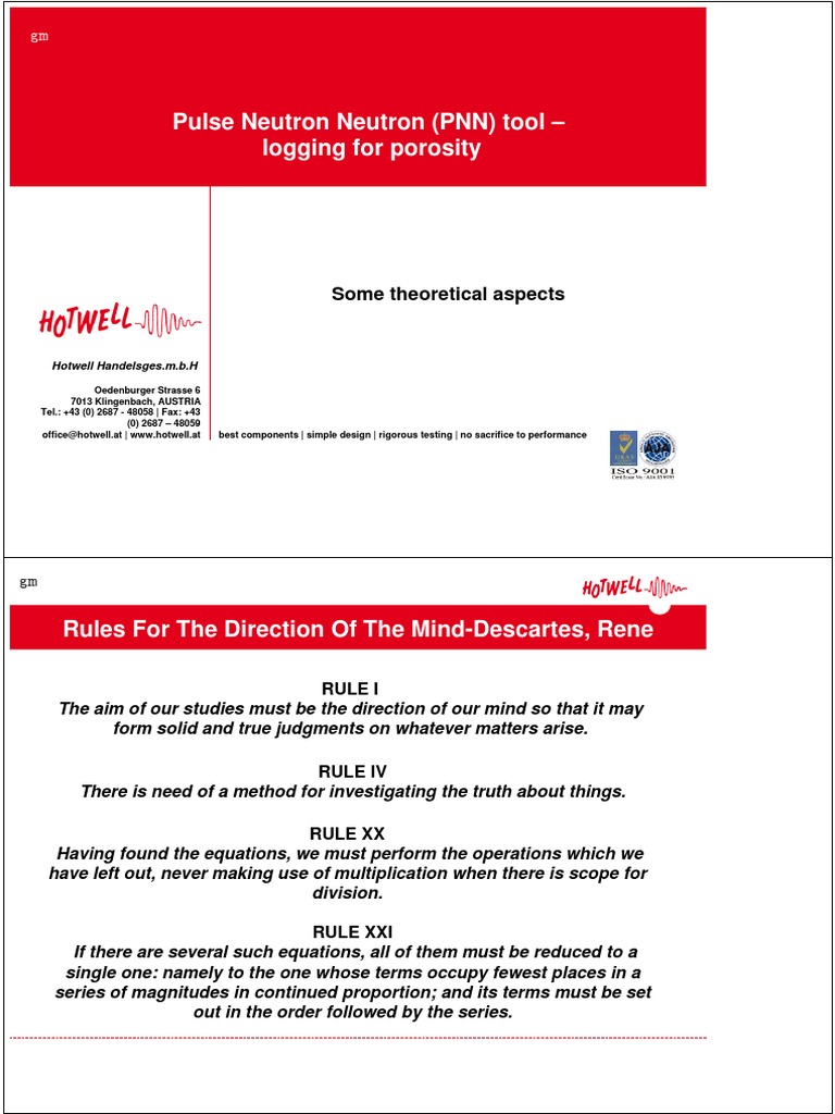 Neutron Logging for Porosity Analysis | PDF | Casing (Borehole) | Diffusion